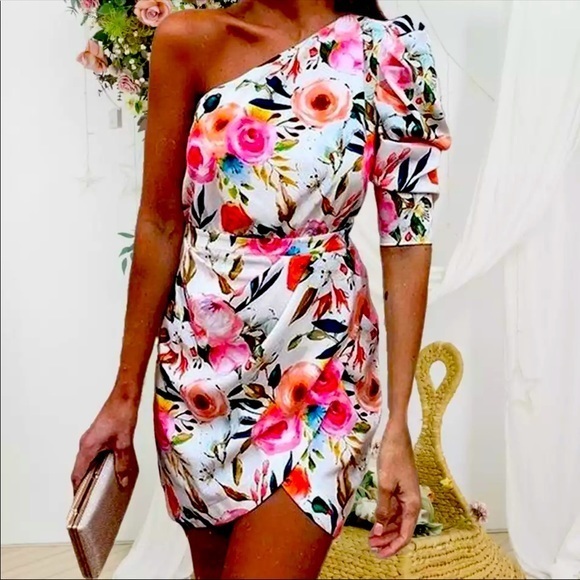 sugarxsugar | Dresses | New Sheek Floral Handmade Cold Shoulder ...